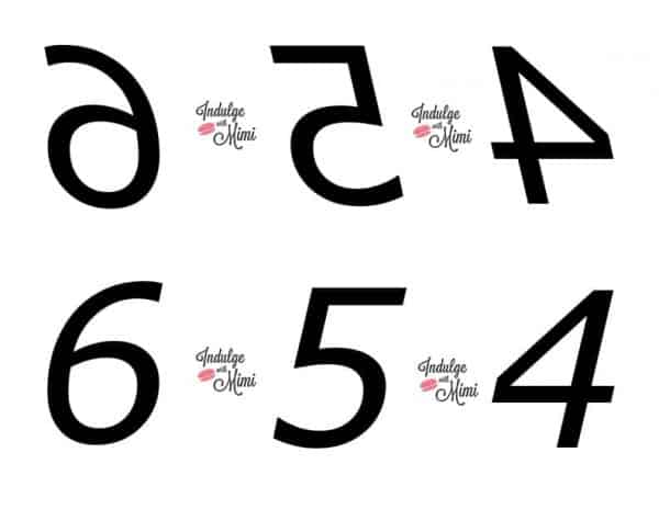 Number Macarons with Template - Indulge With Mimi