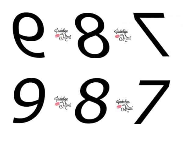 Number Macarons with Template - Indulge With Mimi