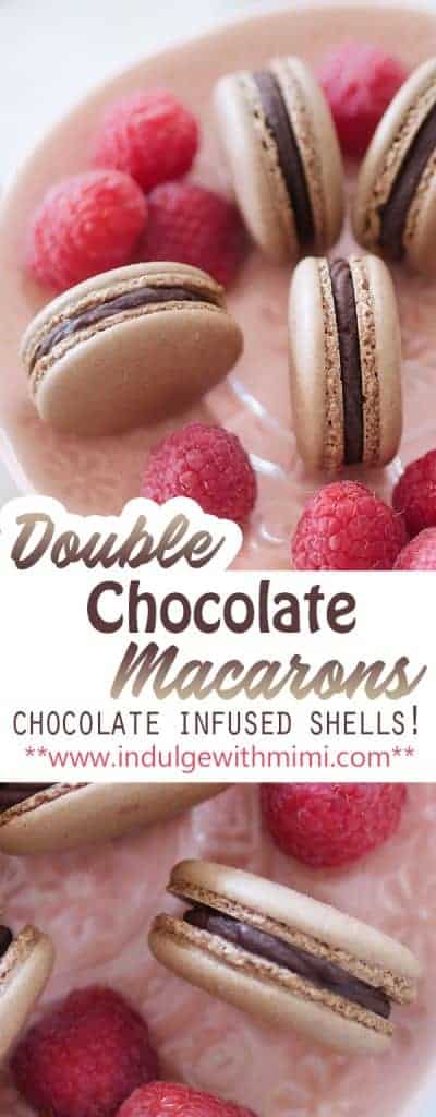 Double Chocolate Macarons - Indulge With Mimi