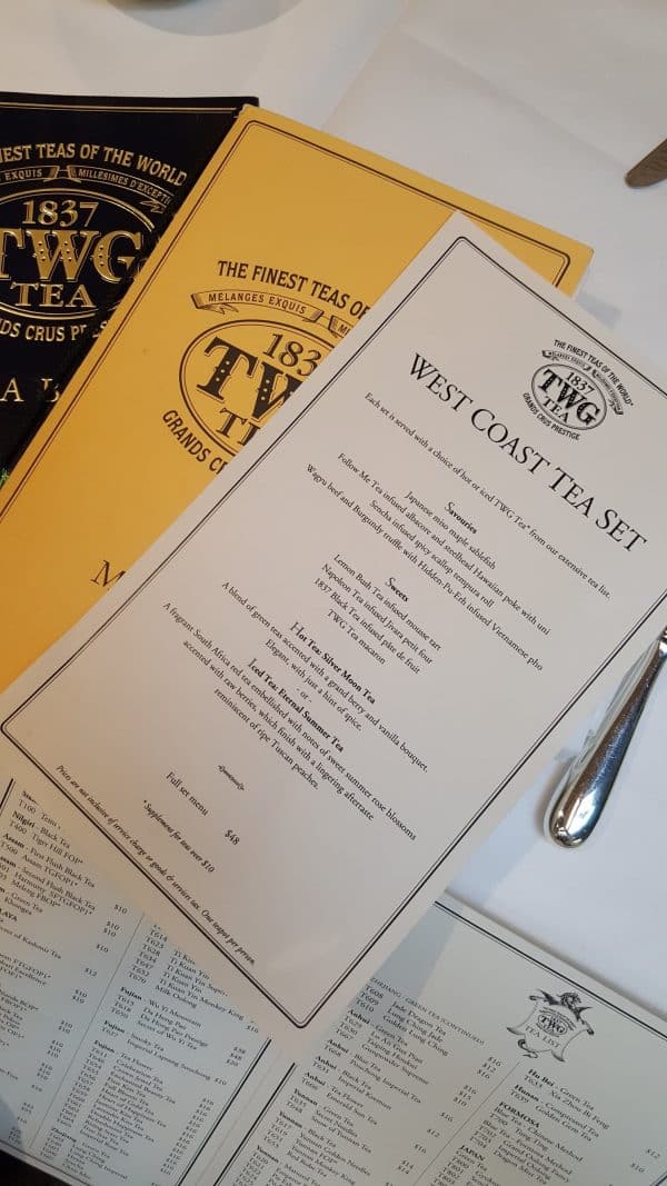 Afternoon Tea at the New TWG Tea - Indulge With Mimi