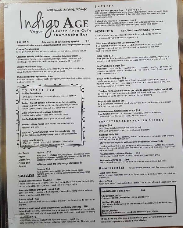 Vegan Gluten-Free Afternoon Tea at Indigo Age Cafe in Downtown ...