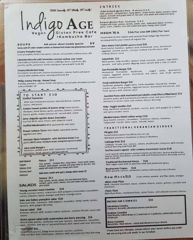 Vegan Gluten-Free Afternoon Tea at Indigo Age Cafe in Downtown ...