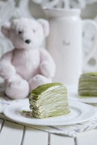 Japanese Matcha Green Tea Mille Crepe Cake - A No-Bake Dessert ...
