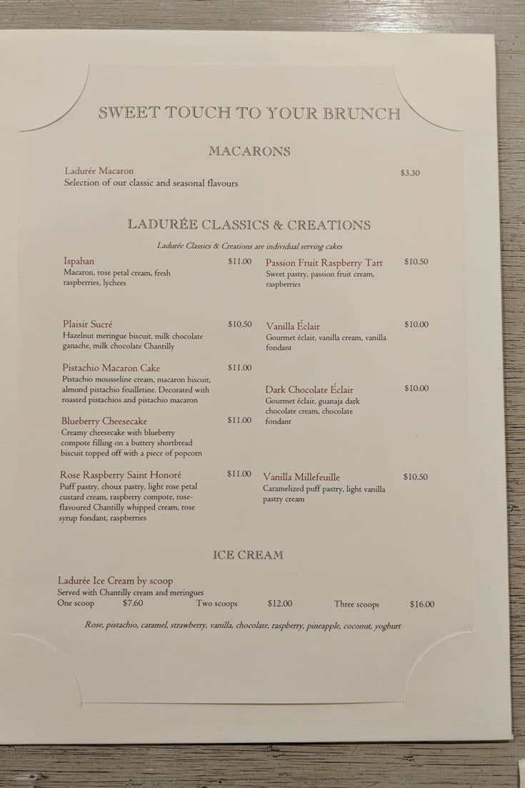 Laduree Canada's New Brunch Menu - Indulge With Mimi