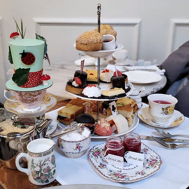 Mad Hatter Afternoon Tea at Neverland Tea Salon - Indulge With Mimi