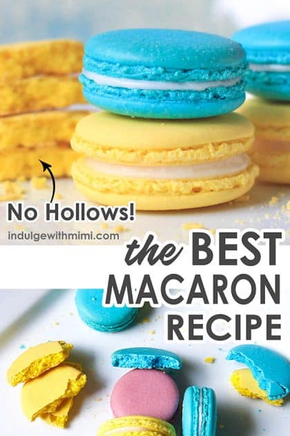 The Best French Macaron Recipe w/ Video & Template - Indulge With Mimi