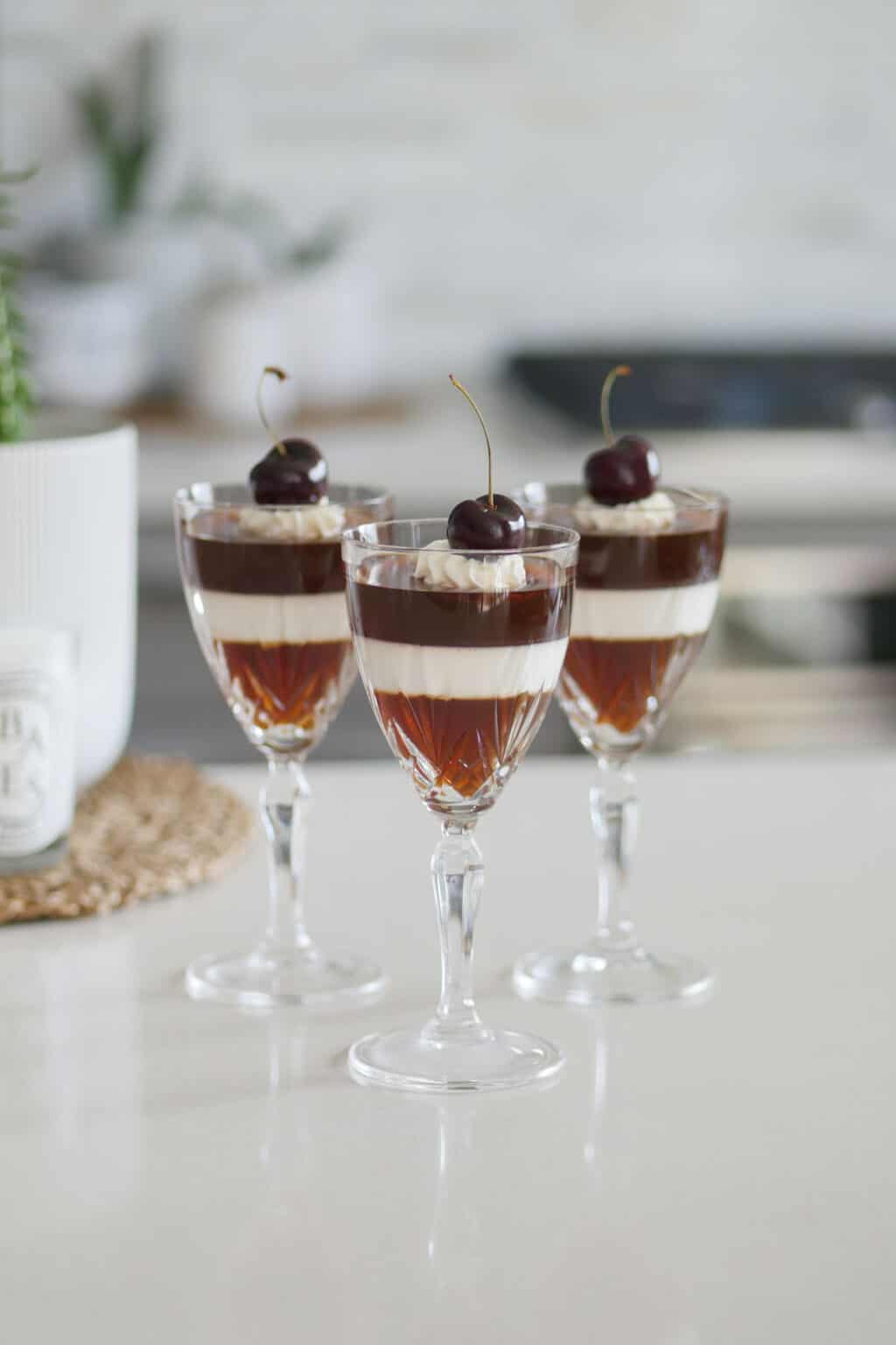 Coffee Jello - No Bake Japanese Dessert - Indulge With Mimi