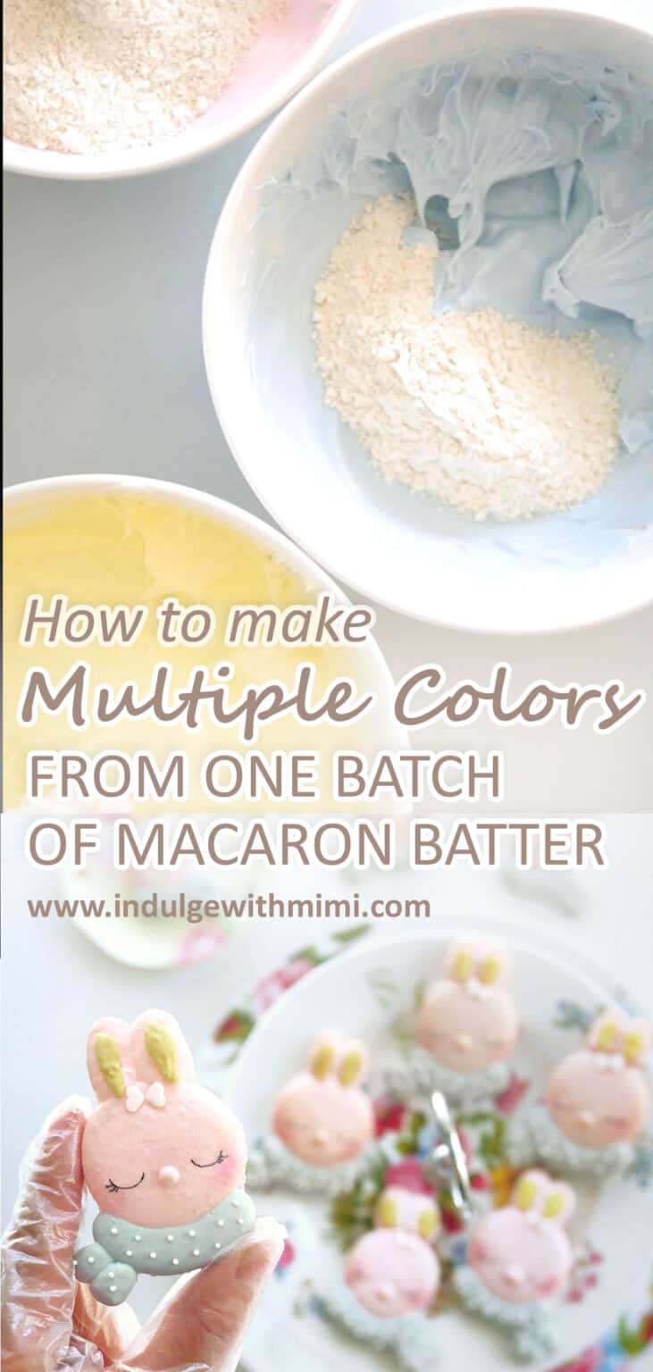 How to Make Multiple Colors from One Batch of Macaron Batter - Indulge ...