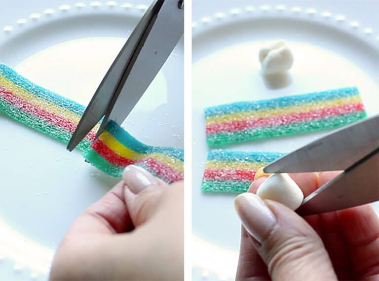 Over the Rainbow Cloud Macarons with Irish Cream Filling - Indulge With ...