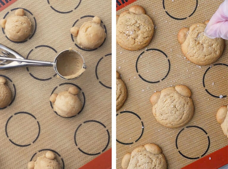 Cutest Peanut Butter Bear Cookies - Indulge With Mimi