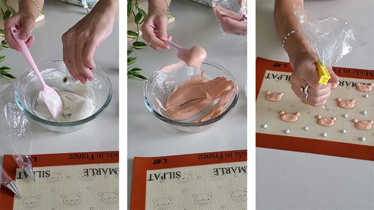 Bear Pattern Swiss Roll with Cheesecake Filling - Indulge With Mimi