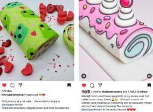 Fancy Pattern Cake Roll Without the Cracks - Indulge With Mimi