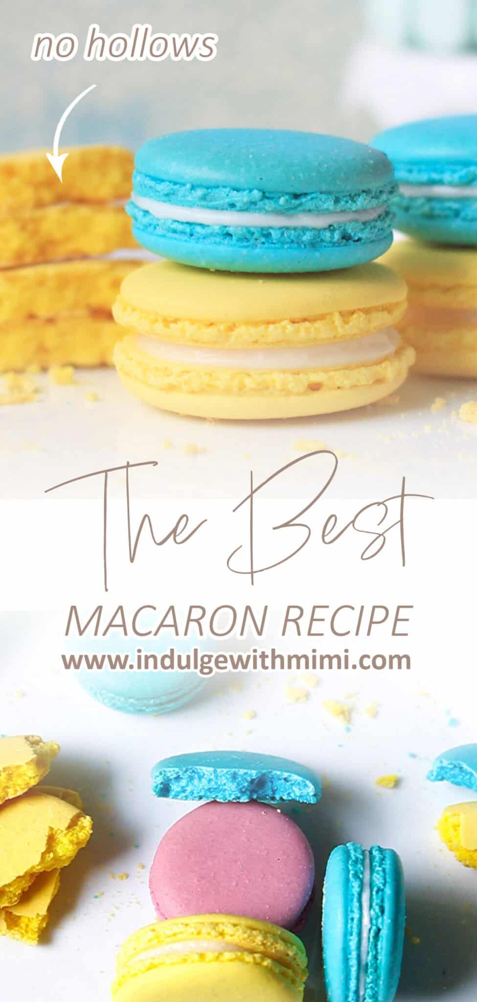 The Best French Macaron Recipe w/ Video & Template - Indulge With Mimi
