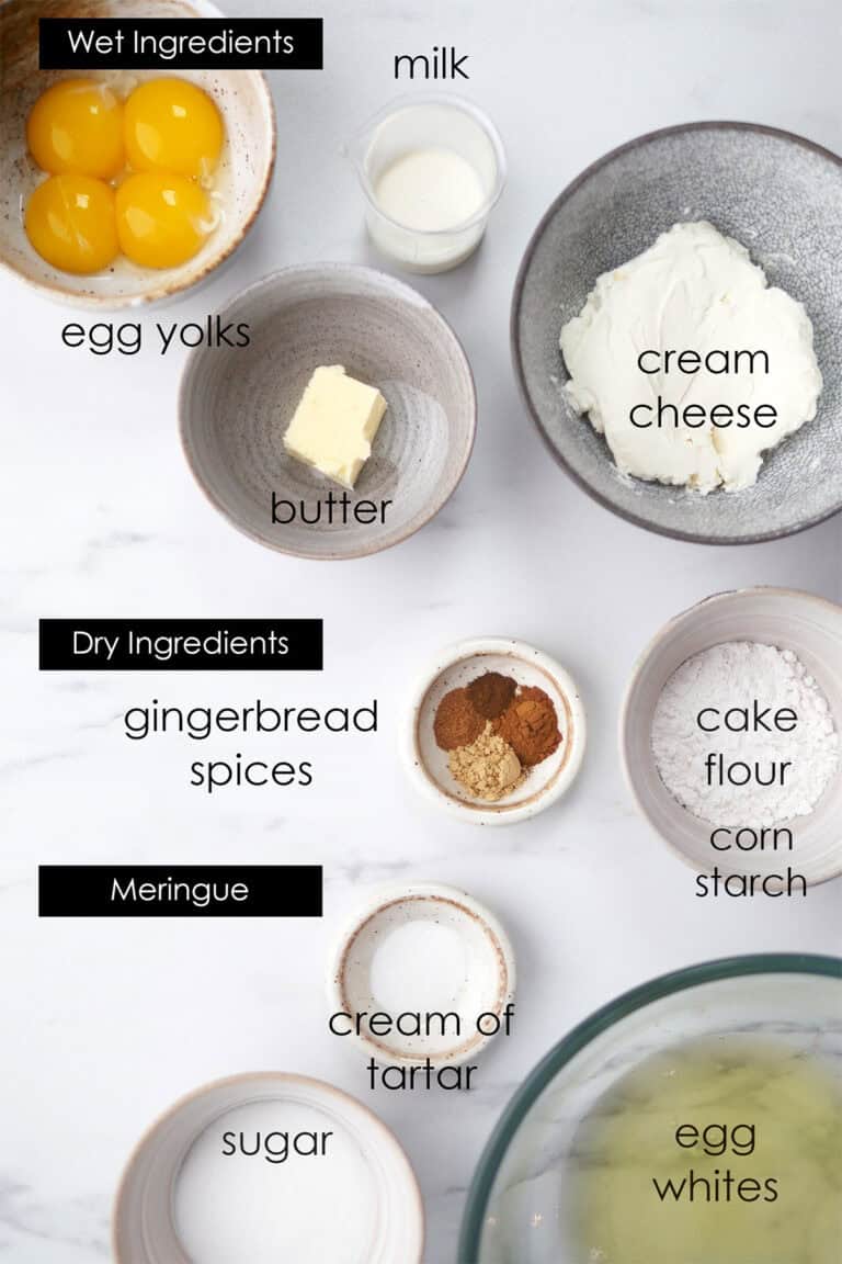 Soufflé Gingerbread Japanese Cheesecake - Indulge With Mimi